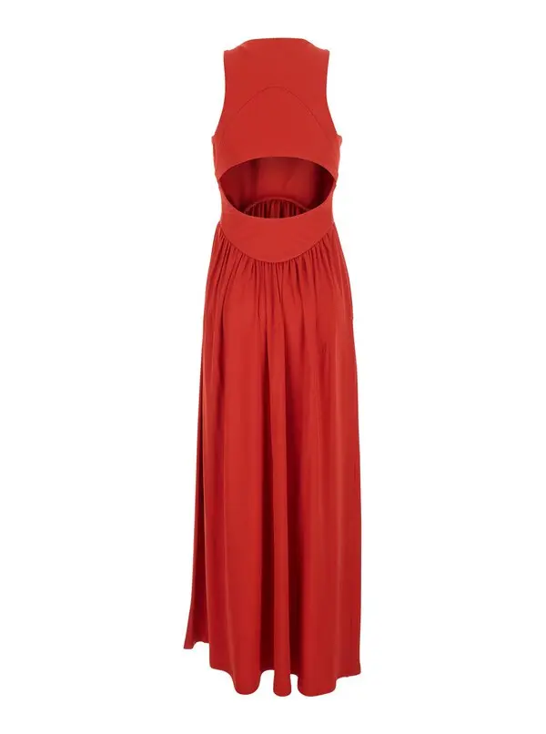 Sportmax Panino Sleeveless Dress With Back Cut-out - Multicolor