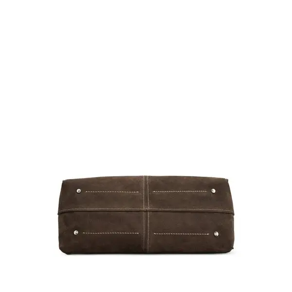 TOD'S Suede Tote Bag - Brown