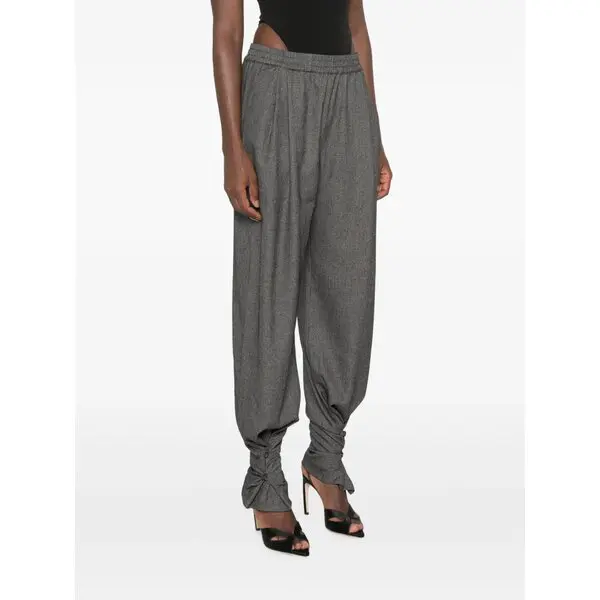 Andamane The Attico Tapered Trousers With Buttoned Cuffs