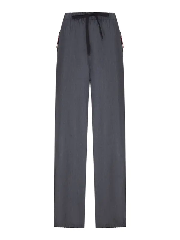 Prada Wool And Mohair Sports Trousers