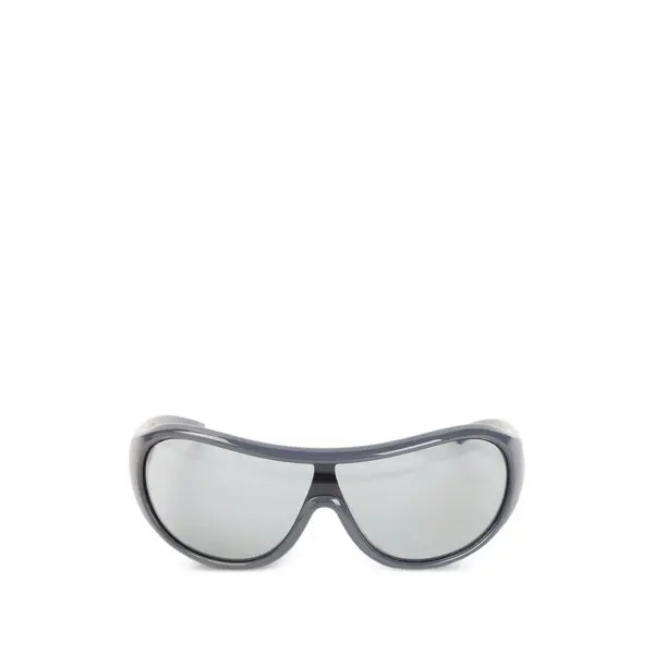 Miu Miu Grey Geometric Frame Sunglasses - Gray