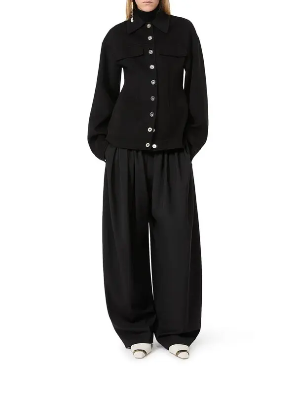 Sportmax Shaped Wool Overshirt