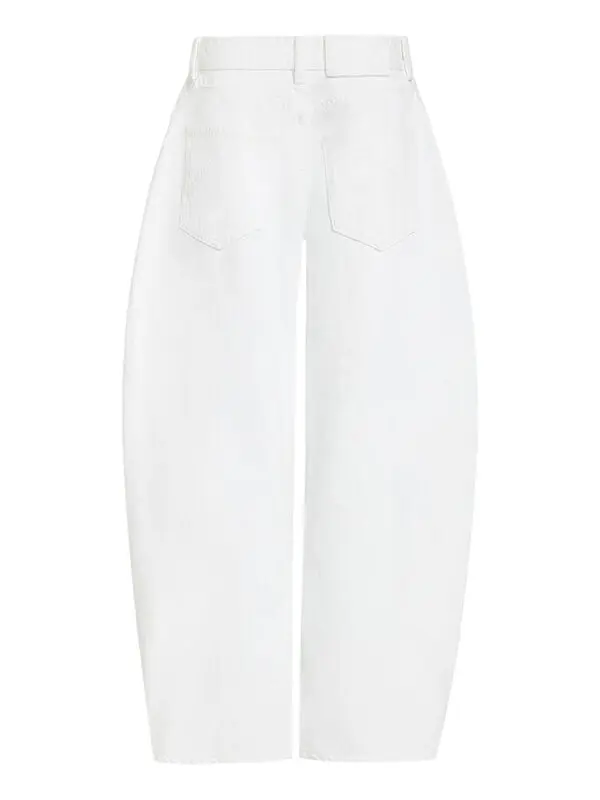 Alaïa Denim Rodeo Pants - White