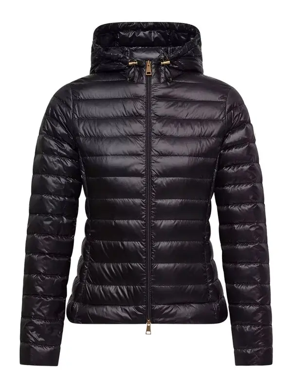 Moncler Igel Hood Short Down Jacket In Recycled Longue Saison