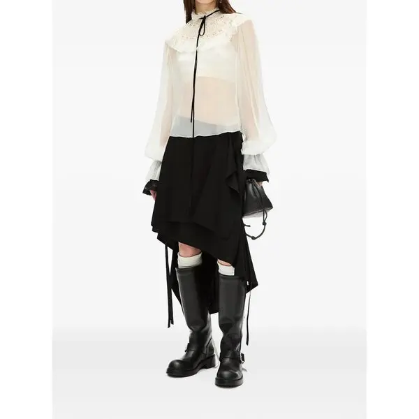 ANN DEMEULEMEESTER Skirts Asymmetric & Draped Skirts