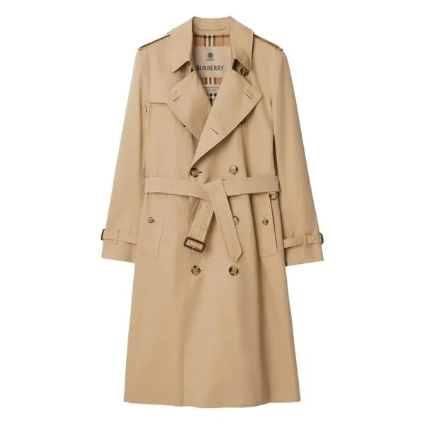 Burberry Neutrals Coats Trench Coats - Cream