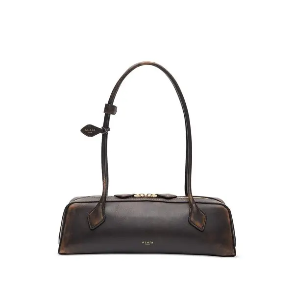 Alaïa Calfskin Shoulder Bag - Brown