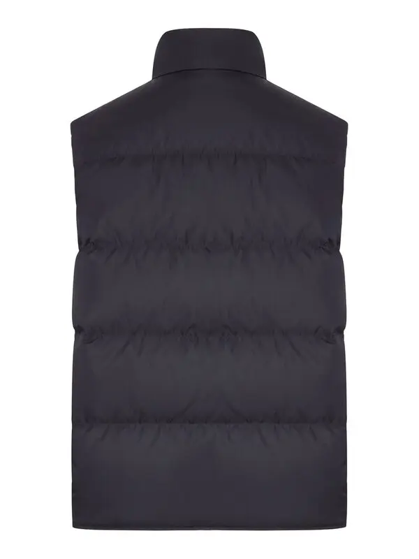 Prada Re-nylon Vest With Logo Plaque