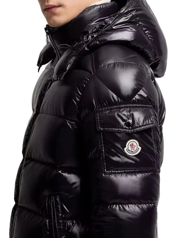 Moncler Maya Short Hooded Down Jacket
