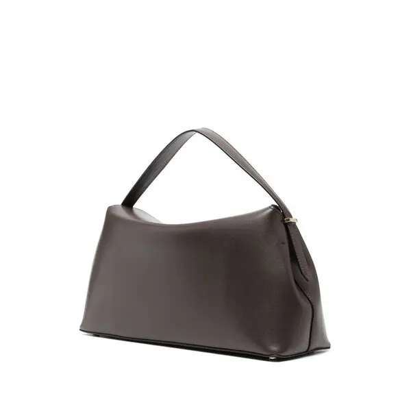 TOTEME Calf Leather Shoulder Bag With T-lock Fastening - Brown