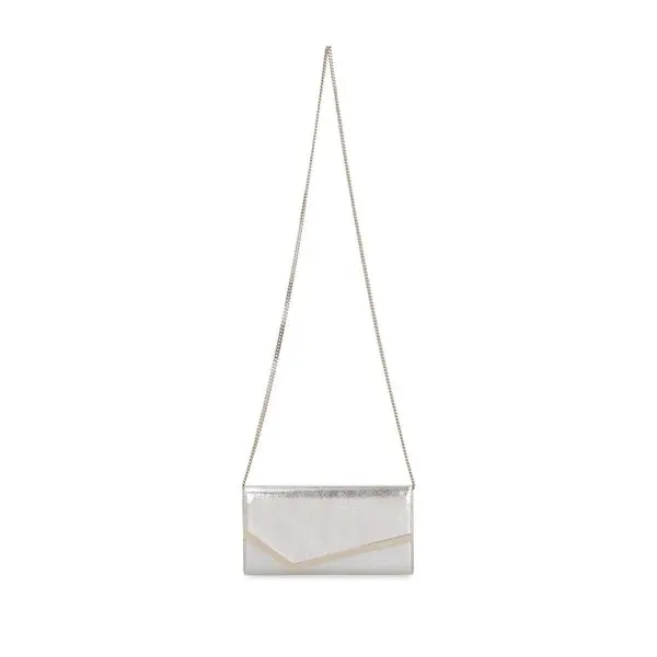 JIMMY CHOO Emie Clutch Bag - Silver