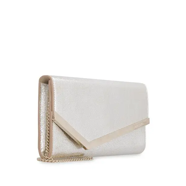 JIMMY CHOO Emie Clutch Bag - Silver