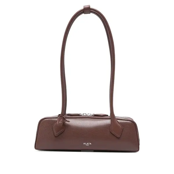 Alaïa Leather Zip Fastening Shoulder Bag - Brown