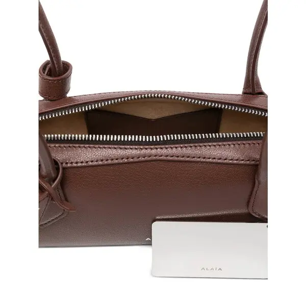 Alaïa Leather Zip Fastening Shoulder Bag - Brown