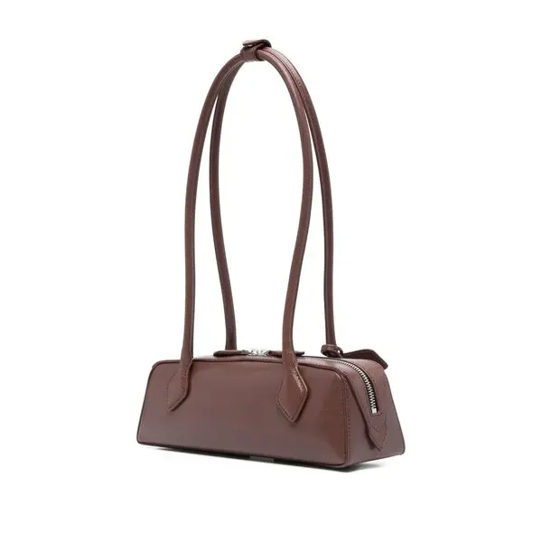 Alaïa Leather Zip Fastening Shoulder Bag - Brown