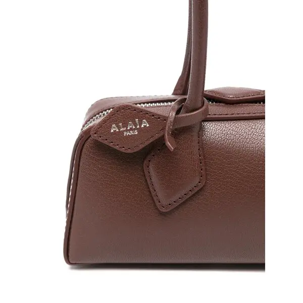 Alaïa Leather Zip Fastening Shoulder Bag - Brown