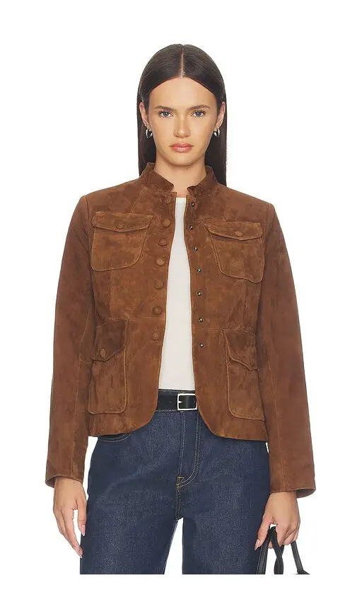 Rag & Bone Mercer Suede Blazer