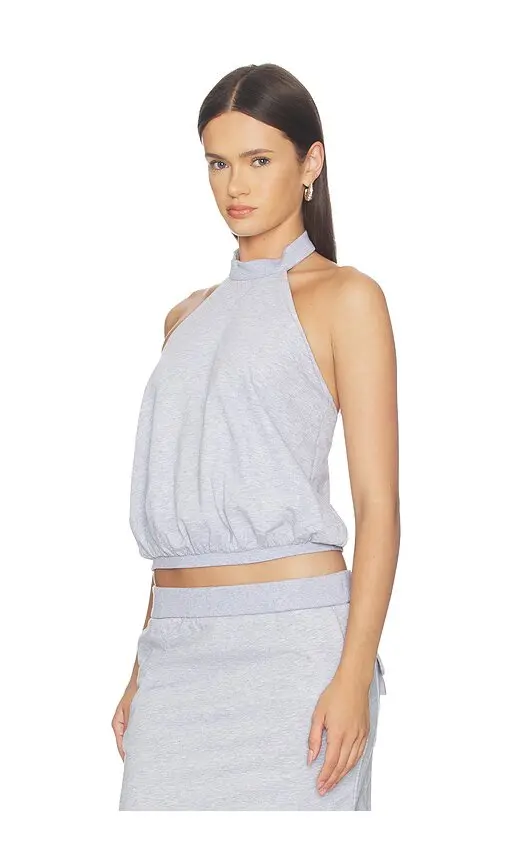 NIIHAI Utility Halter Top In Grey
