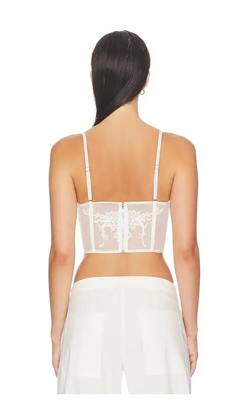HAELO Wing Lace Crop Corset