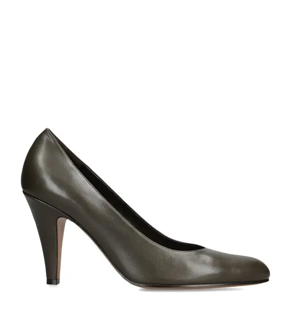THE ROW Ornella Leather Pumps 90