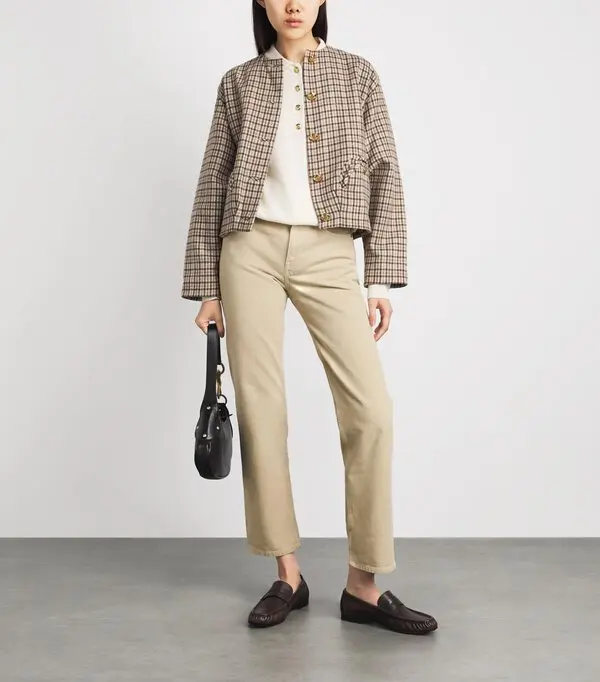 BLAZÉ MILANO Nariida Straight Jeans - Beige