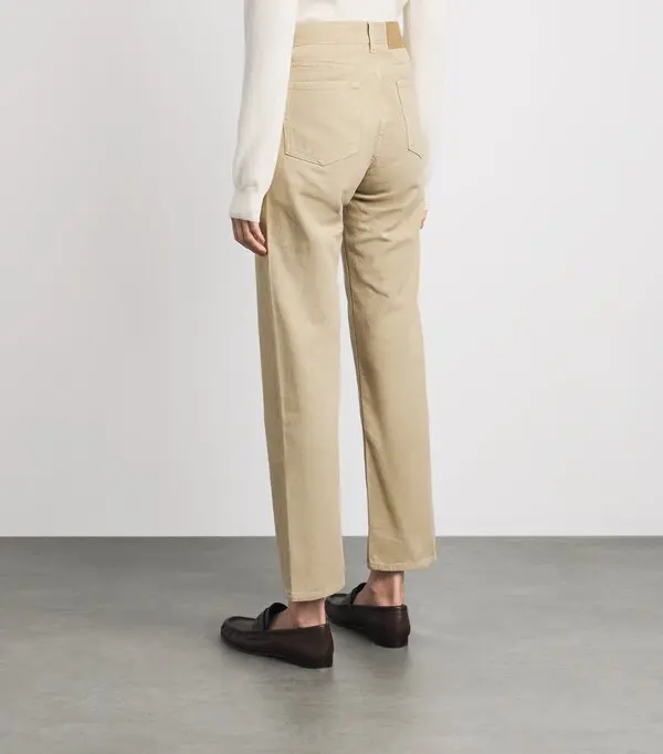 BLAZÉ MILANO Nariida Straight Jeans - Beige