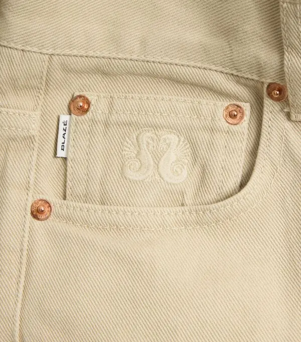 BLAZÉ MILANO Nariida Straight Jeans - Beige