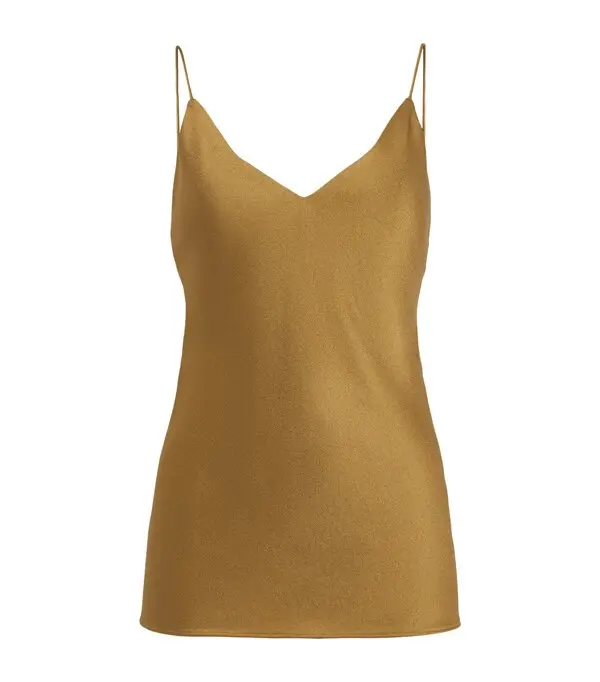BLAZÉ MILANO Satin V-neck Manipur Top