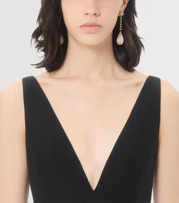 Valentino Garavani V-neck Mini Dress