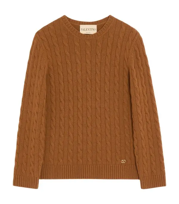Valentino Garavani Cashmere Cable-knit Sweater