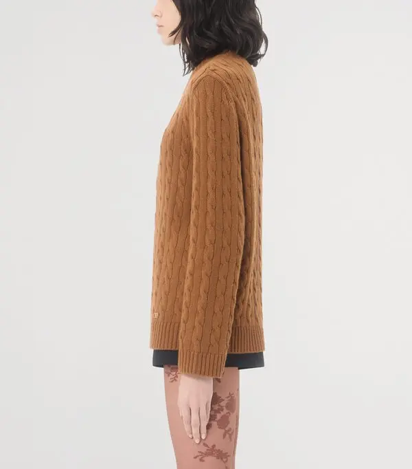 Valentino Garavani Cashmere Cable-knit Sweater