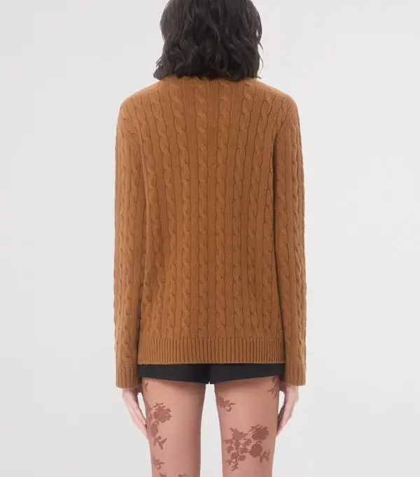 Valentino Garavani Cashmere Cable-knit Sweater