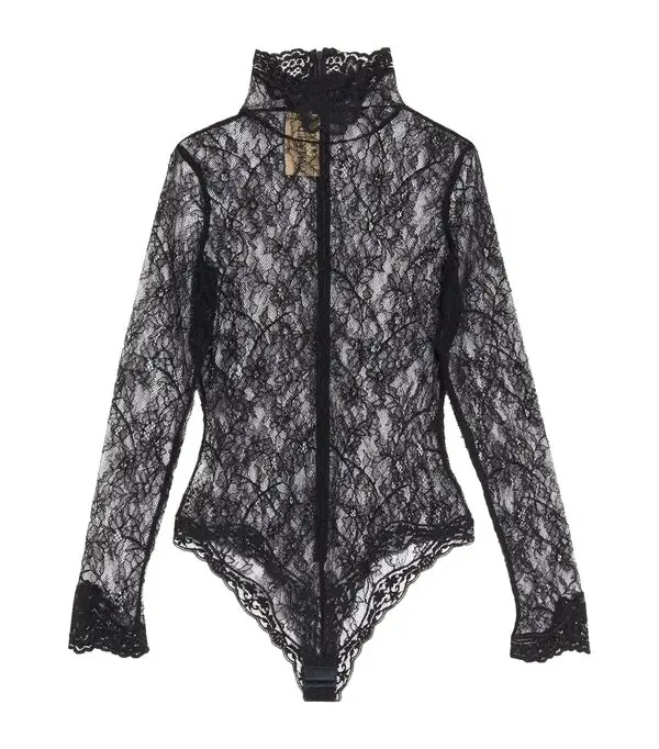 Valentino Garavani Lace High-neck Bodysuit
