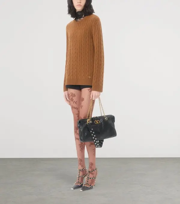 Valentino Garavani Lace High-neck Bodysuit