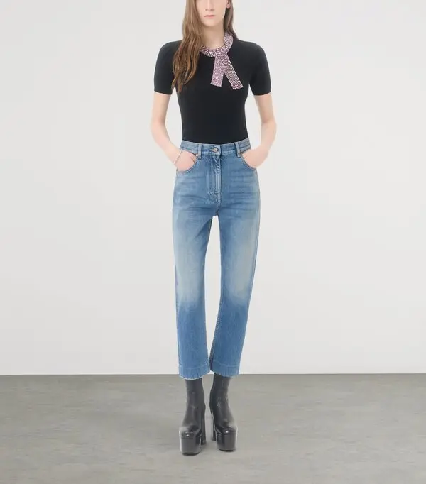 Valentino Garavani Virgin Wool Embellished Neck Sweater