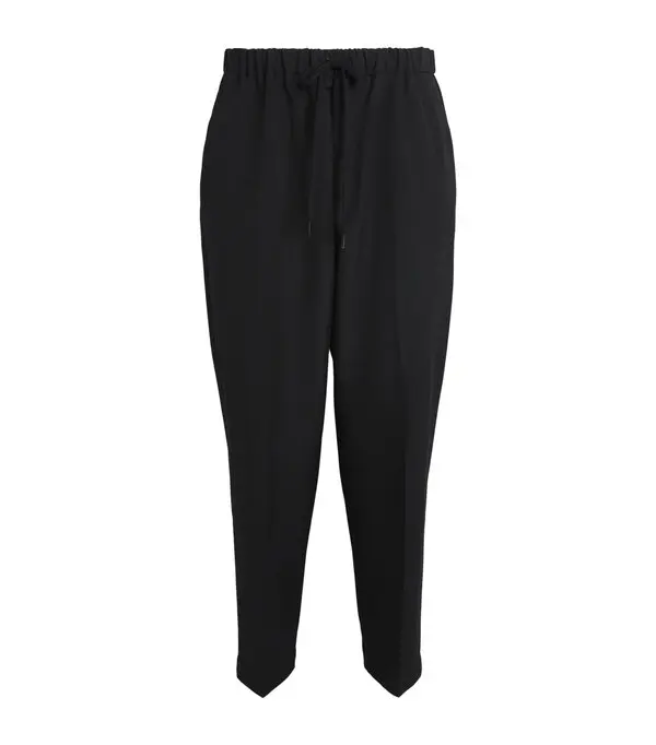 MAISON MARGIELA Cotton Pleated Drawstring Trousers