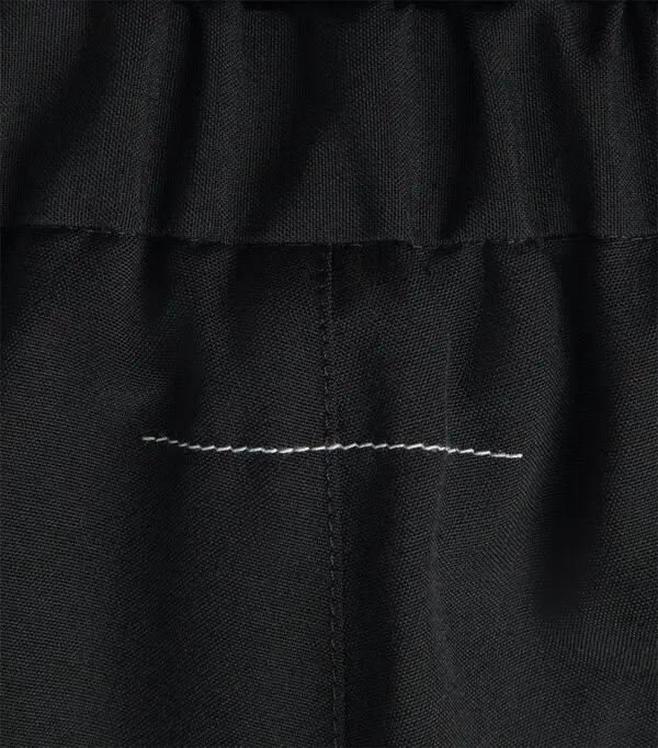 MAISON MARGIELA Cotton Pleated Drawstring Trousers