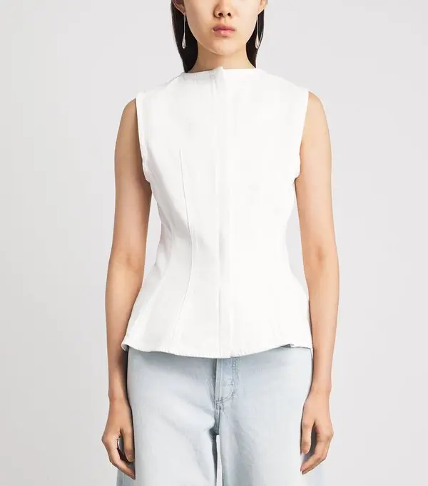 AGOLDE Denim Corbin Blouse