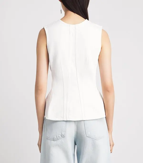 AGOLDE Denim Corbin Blouse