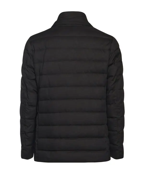 Herno Layered-effect Quilted Down Jacket