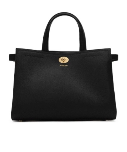 Burberry Small Check Cotswolds Tote - Black
