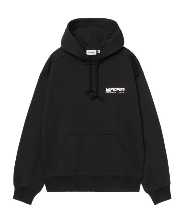 Carhartt Work In Progress Wiptopia 2 Graphic-print Hoodie - Black
