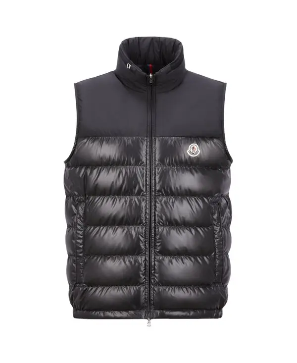 Moncler Logo Patch Quilted Vest