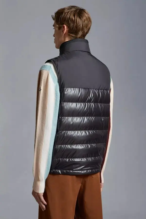 Moncler Logo Patch Quilted Vest