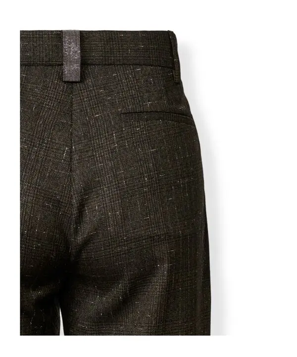 Fabiana Filippi Plaid Flared Trousers