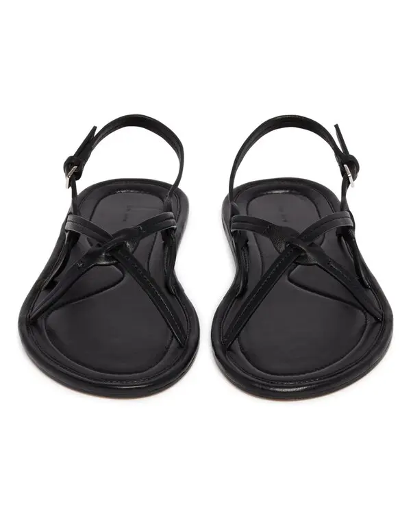 THE ROW Round-toe Flat Sandals