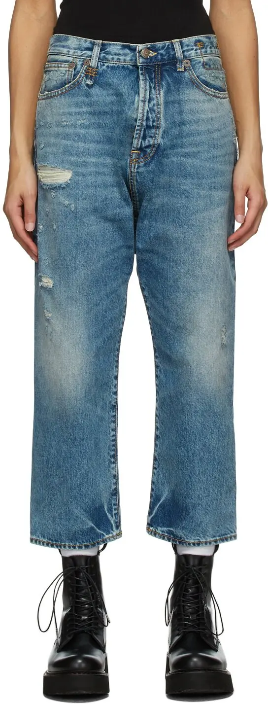 R13 Tailored Drop Denim Jeans