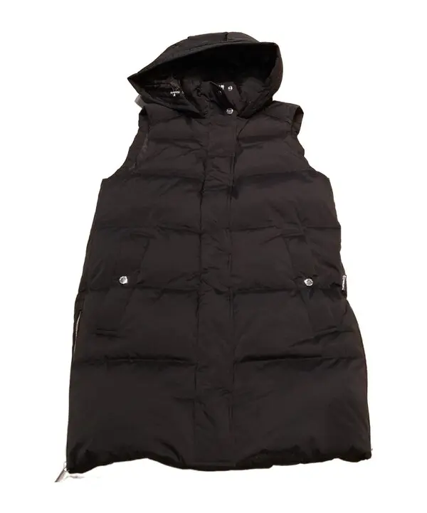 Woolrich Sleeveless Quilted Hooded Vest