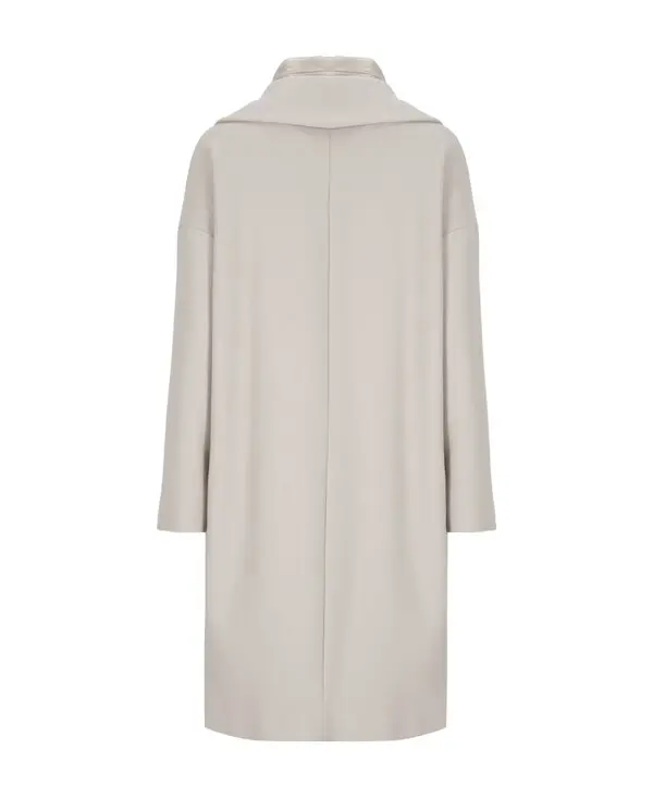 Herno Padded-collar Single-breasted Long Sleeved Coat
