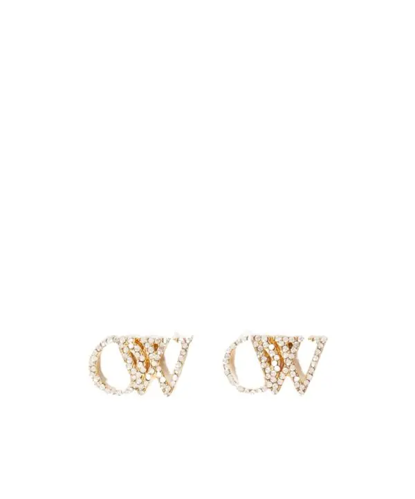 Off-White Ow Embellished Earrings